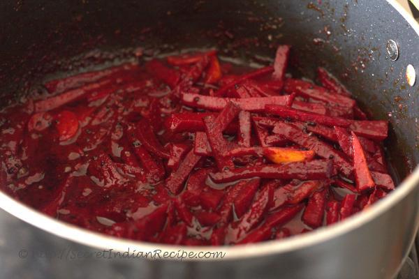How to make Beetroot Achaar (Beetroot Pickle) - Indian Recipes, Vegetarian Recipes